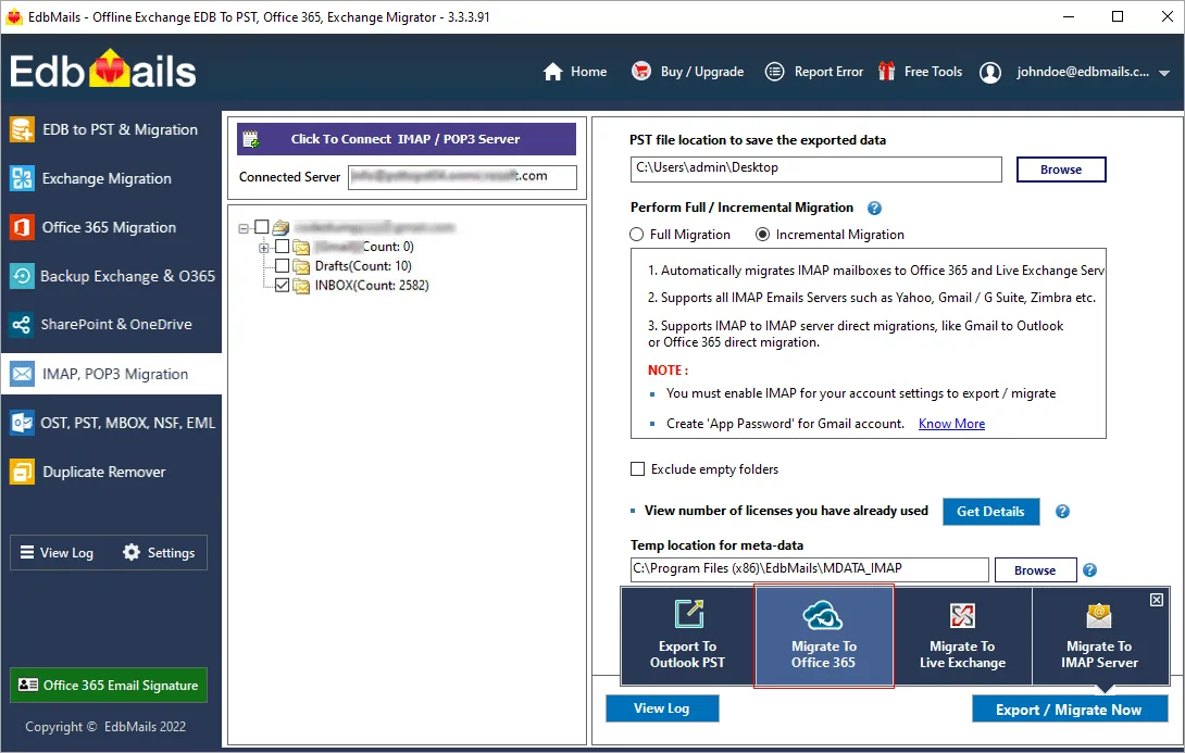 How to migrate ProtonMail to Office 365 (Microsoft 365)?