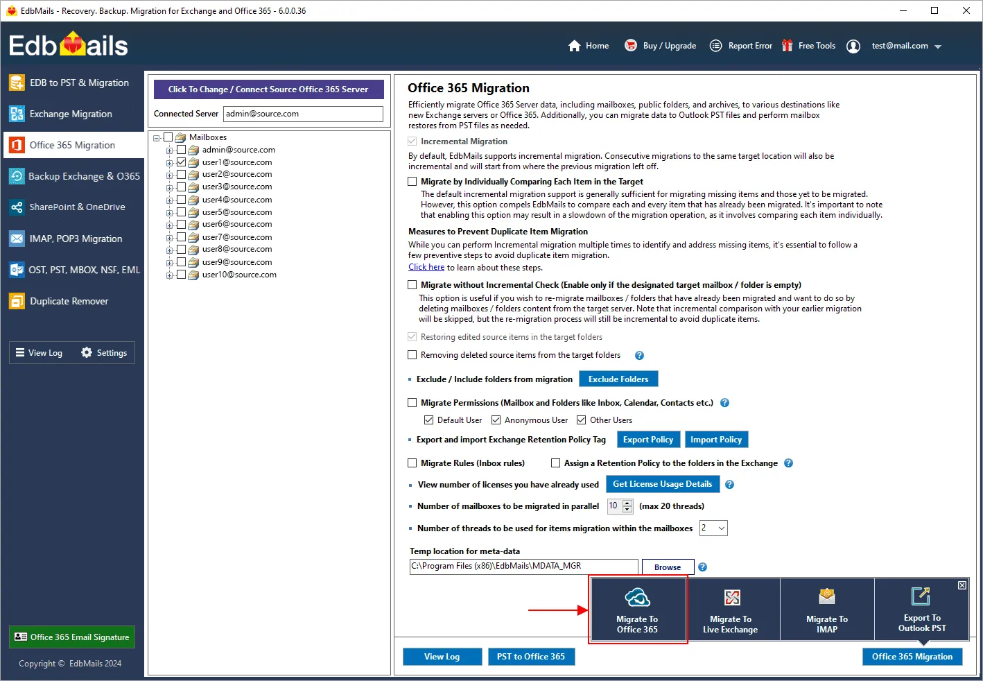 How to migrate Rackspace to Office 365 (Microsoft 365)?